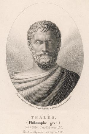 'Thales of Miletus Greek Philosopher and Scientist' Photographic Print ...
