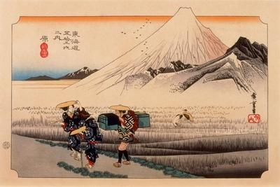 'The 53 Stations of the Tokaido, Station 13: Hara-juku, Shizuoka ...
