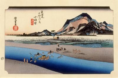 'The 53 Stations of the Tokaido, Station 9: Odawara-juku, Kanagawa ...