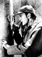 'The Adventures of Sherlock Holmes, Basil Rathbone as Sherlock Holmes ...