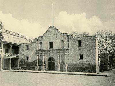 'The Alamo in San Antonio TX, Circa 1890' Giclee Print | AllPosters.com
