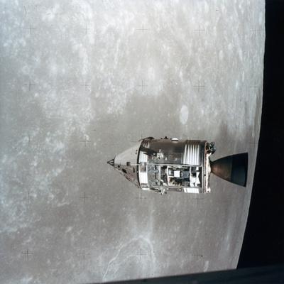 'The Apollo 15 Command and Service Modules in Lunar Orbit, 1971 ...