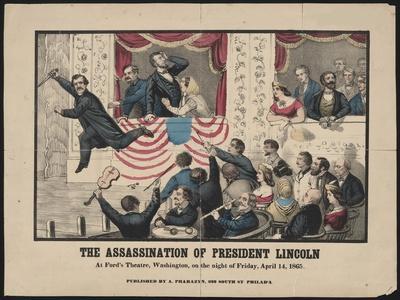 The Assassination of Abraham Lincoln, April 14, 1865, 1865 Giclee Print ...