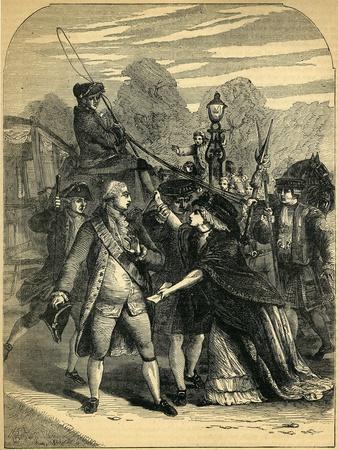 The Attempted Assassination of George III by Margaret Nicholson, 1786 ...