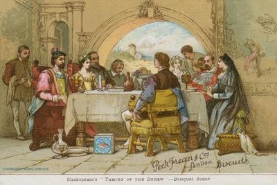 'The Banquet Scene from Shakespeare's the Taming of the Shrew' Giclee ...