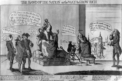 'The Bawd of the Nation, or the Way to Grow Rich, 1757' Giclee Print ...