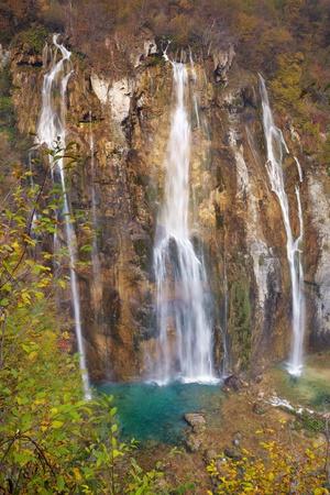 'The Big Waterfall, Veliki slap, Plitvice Lakes National Park, Croatia ...