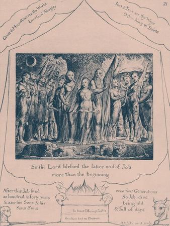 'The Book of Job illustrations by William Blake' Giclee Print - William ...