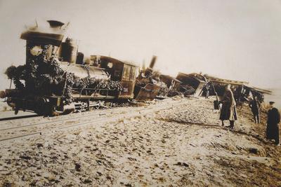 The Borki train disaster on October 29, 1888 Photographic Print ...