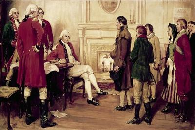 'The Boston Boys Protest to General Thomas Gage' Giclee Print ...