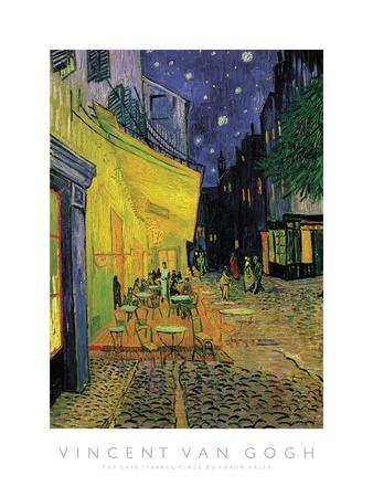 'The Cafe Terrace On The Place Du Forum, Arles' Posters - Vincent van ...