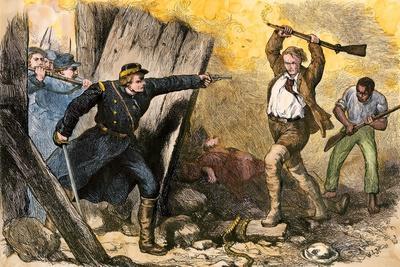 'The Capture of John Brown (1800-1859), an Abolitionist Activist, in ...