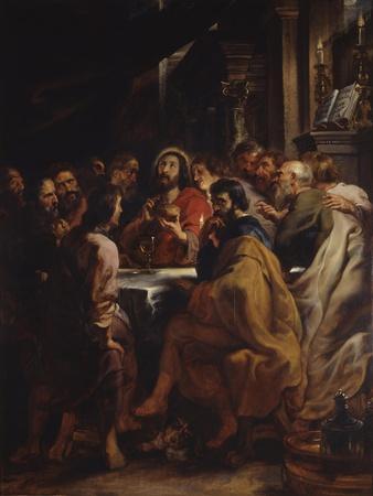 'The Cenacle, Jesus and Apostles at the Table of the Last Supper, 1630 ...