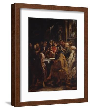 'The Cenacle, Jesus and Apostles at the Table of the Last Supper, 1630 ...