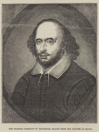 'The Chandos Portrait of Shakspere' Giclee Print | AllPosters.com