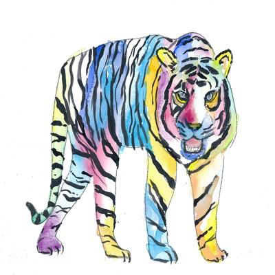 'The Colorful Siberian Tiger' Poster - M. Bleichner | AllPosters.com