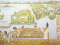 'The Construction of the City in Tenochtitlan: Showing the Chinampas ...