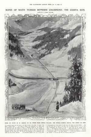 'The Cresta Run, St Moritz, Switzerland' Giclee Print | AllPosters.com