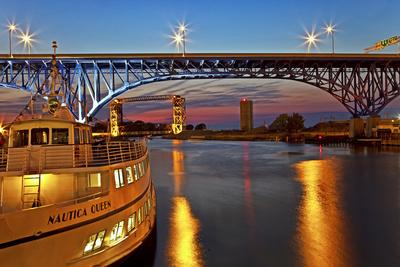 'The Cuyahoga River in Cleveland, Ohio, USA' Photographic Print - Joe ...