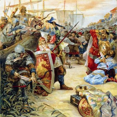 'The Death of Askold and Dir,' Giclee Print | AllPosters.com