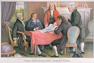'The Declaration Committee, Published by Currier and Ives, New York ...