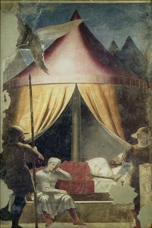 'The Dream of Constantine, from the Legend of the True Cross Cycle ...