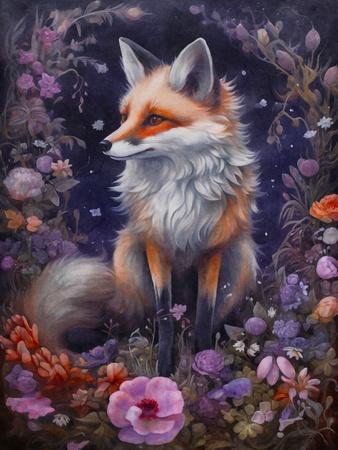 'Amethyst Fox' Poster - The Dutch Lady | AllPosters.com