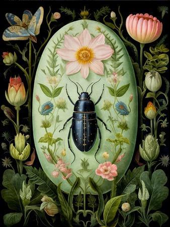 'Botanical Beetles 5' Prints - The Dutch Lady | AllPosters.com