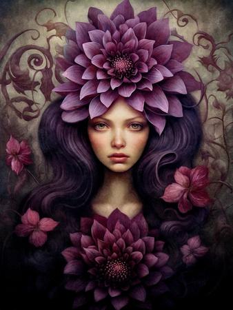 'Flower Madonna 2' Print - The Dutch Lady | AllPosters.com