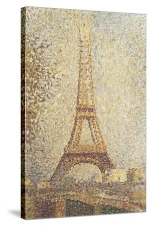 'The Eiffel Tower, 1889' Stretched Canvas Print - Georges Seurat ...