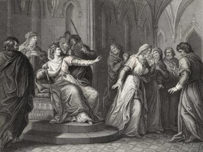 'The Empress Matilda Daughter of Henry I Refuses the Plea of King ...