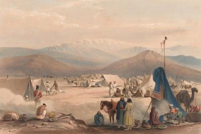 '?The Encampment at Dadur, with the Entrance to the Bolan Pass?, 1839 ...