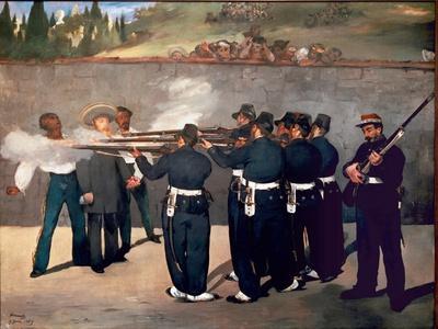 'The Execution of Emperor Maximilian. 1867-1868 (Oil on Canvas)' Giclee ...