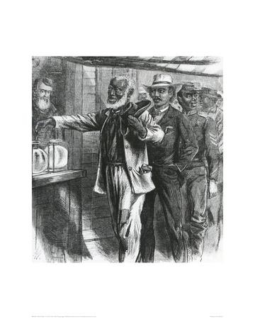 'The First Vote, 1867' Giclee Print - Alfred Rudolf Waud | AllPosters.com