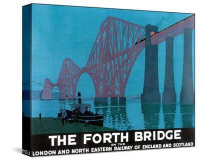 'The Forth Bridge' Stretched Canvas Print | AllPosters.com