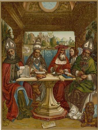 'The Four Doctors of the Catholic Church' Photographic Print - Sacchi ...