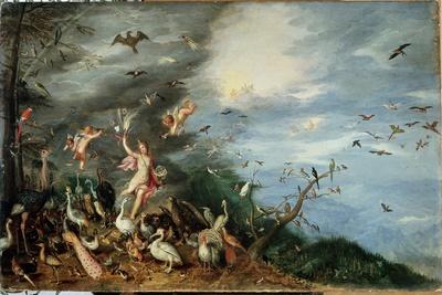 'The Four Elements: Allegory of Air (Oil on Panel, 1594)' Giclee Print ...