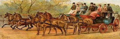 'The Four-Horse Cars from Lord Londonderry (George Vane Tempest, 1821 ...