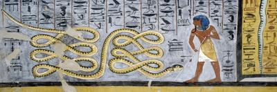 'The God Atum Fighting the Serpent Apophis' Giclee Print | AllPosters.com