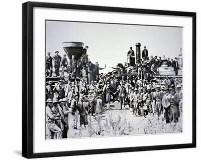 'The Golden Spike Ceremony, 10th May 1869' Photographic Print - Charles ...