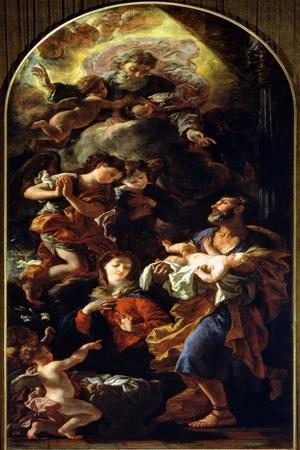 'The Holy Family' Giclee Print - Johann Karl Loth | AllPosters.com