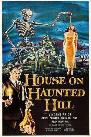 Vincent Price House On Haunted Hill Poster