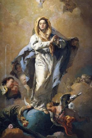 'The Immaculate Conception' Poster - Giovanni Battista Tiepolo ...