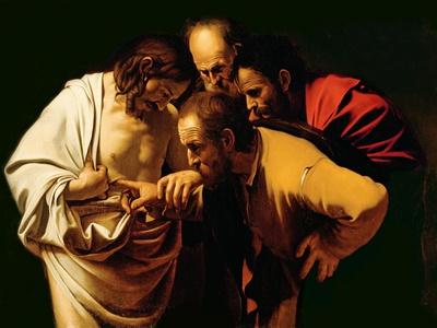 'The Incredulity of St. Thomas, 1602-03' Giclee Print - Caravaggio ...