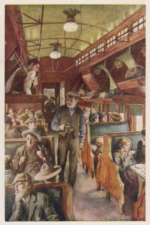 'The Interior of a Canadian Pacific Railway Coach, Filled with Settlers ...