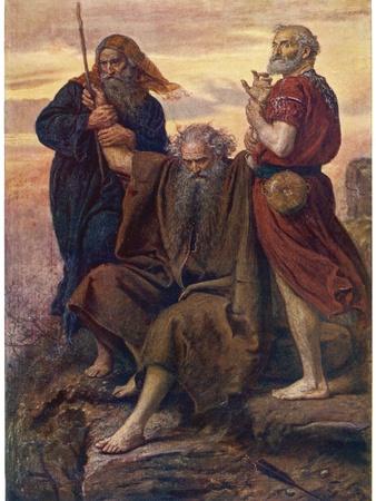 'The Israelites are Enabled to Defeat the Amalekites Because Moses Arms ...