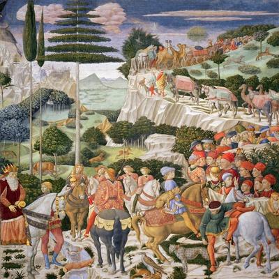 'The Journey of the Magi to Bethlehem, the Left Hand Wall of the Chapel ...