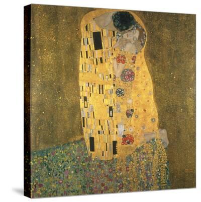 'The Kiss' Stretched Canvas Print - Gustav Klimt | AllPosters.com