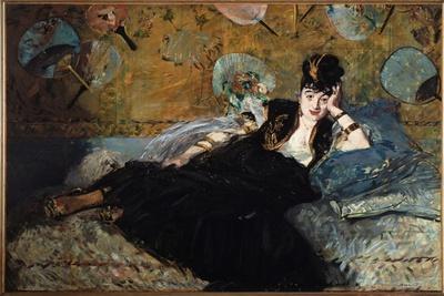 'The Lady at the Eventails, Nina De Callias -1873. Oil on Canvas ...
