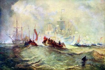'The Landing of William of Orange at Torbay, 1688, C1920' Giclee Print - J.M.W. Turner ...